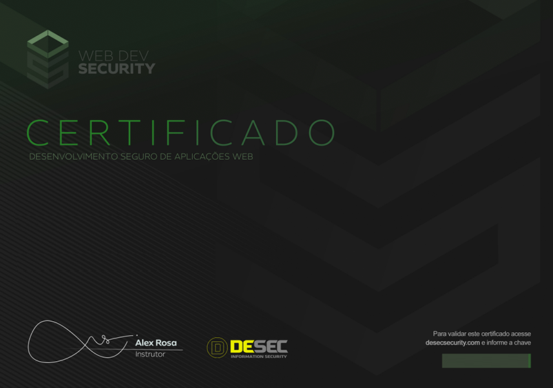 Web Dev Security - Desec Security