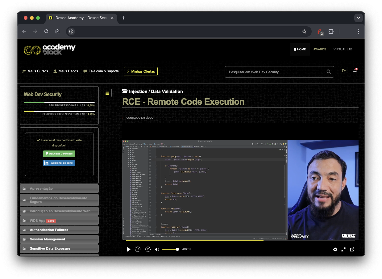 Web Dev Security - Desec Security
